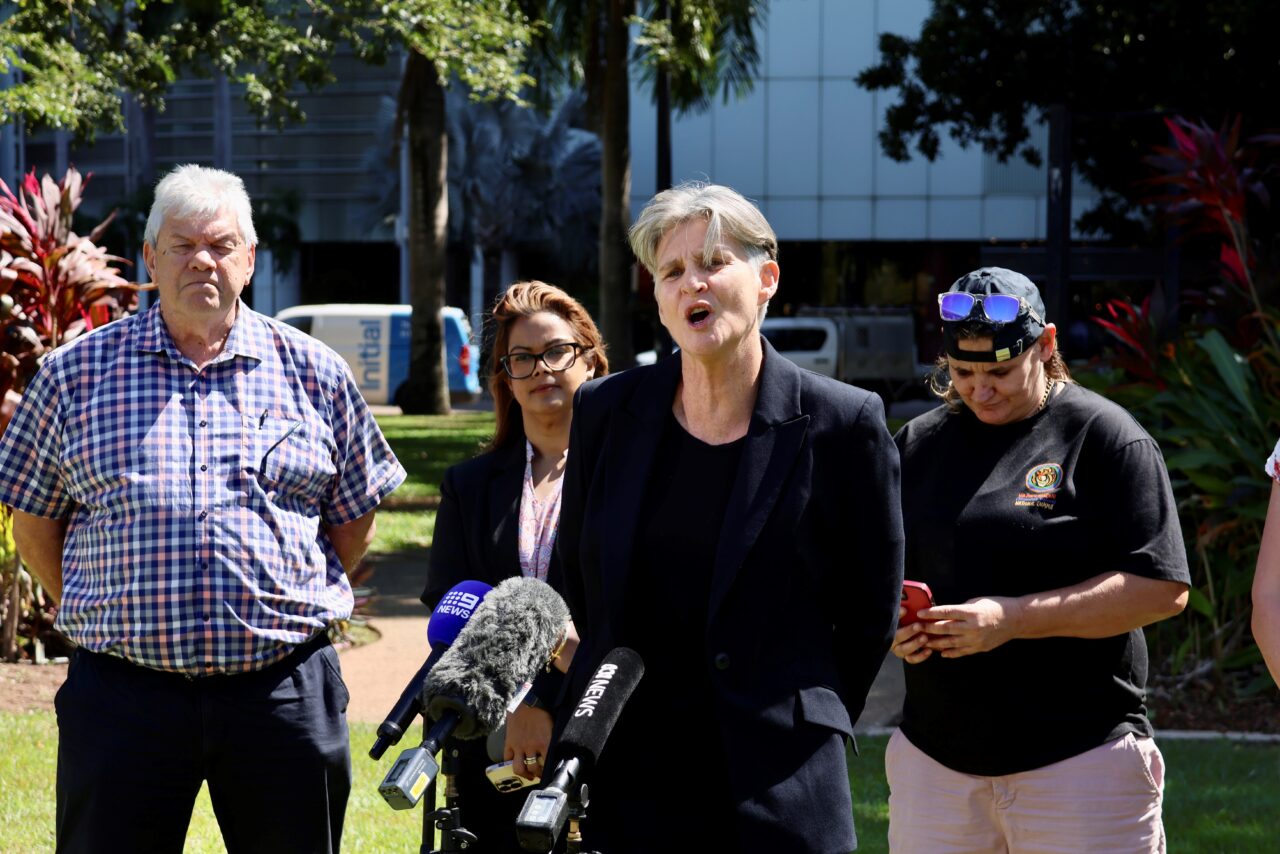 NTCOSS CEO Sally Sievers speaks to ABC Alice Springs' Meredith Lake ...